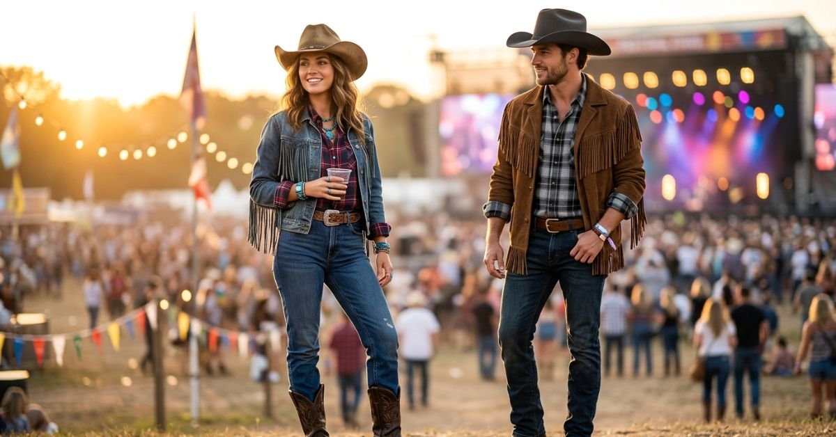 Country Concert Outfit Guide for Women & Men: Boots, Denim & More